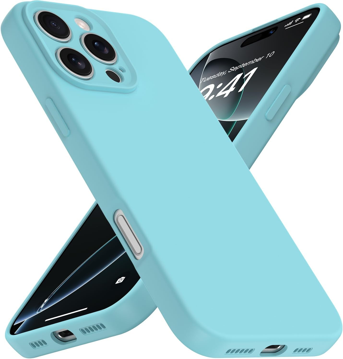 CFHADD-Compatible with iPhone 16 Pro Case, Liquid Silicone Upgrade ...