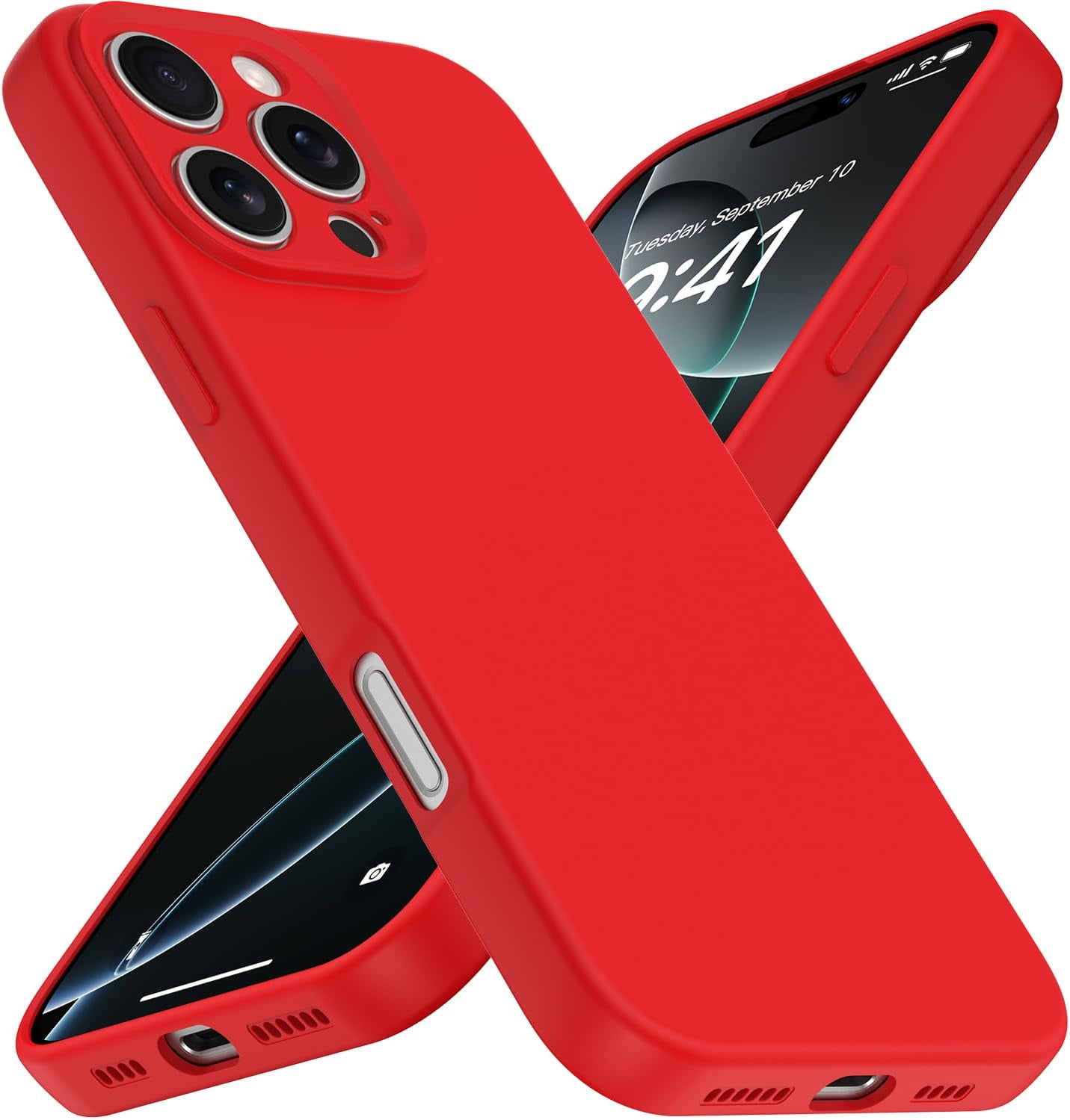 CFHADD-Compatible with iPhone 16 Pro Case, Liquid Silicone Upgrade ...