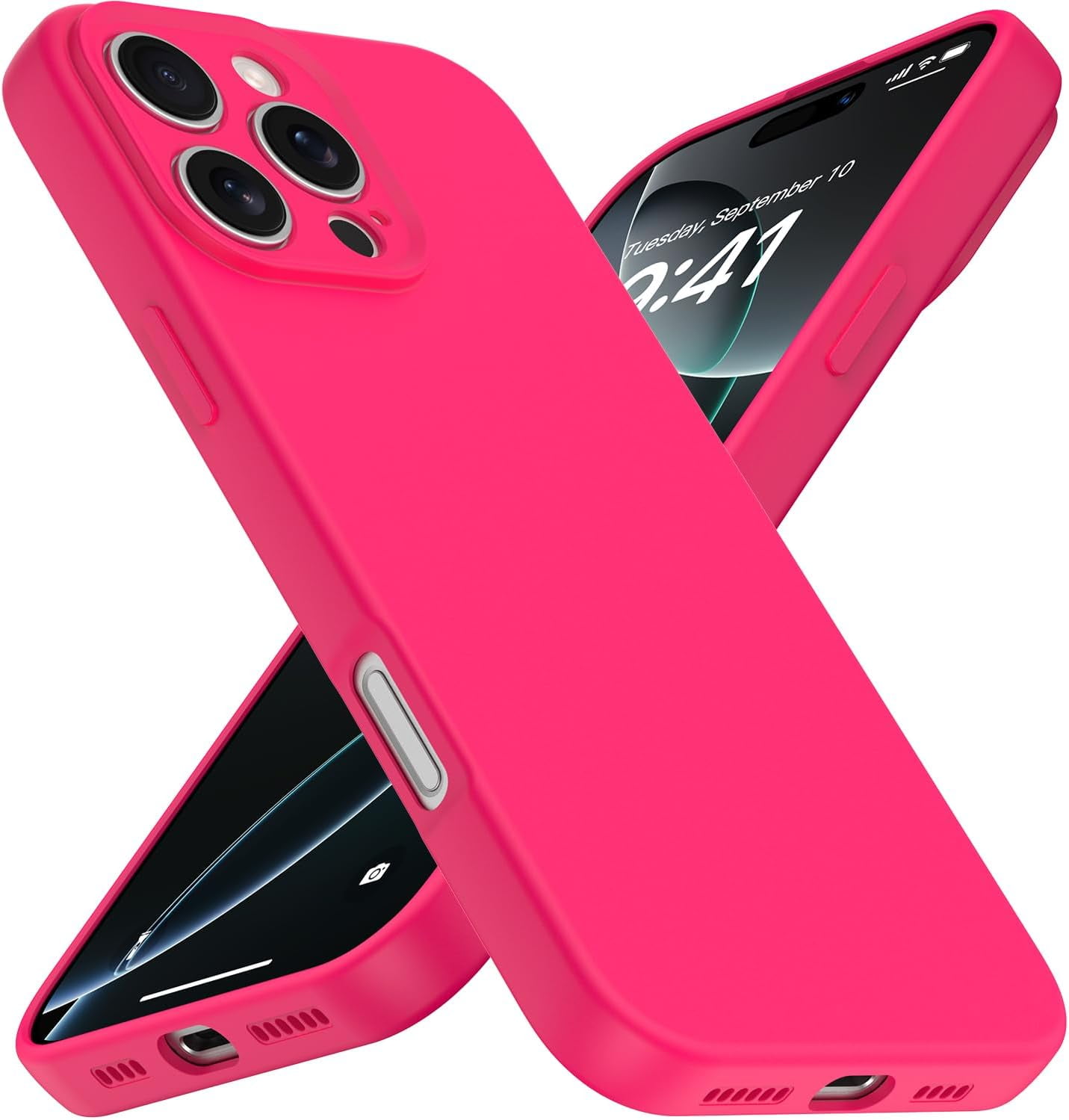 CFHADD-Compatible with iPhone 16 Pro Case, Liquid Silicone Upgrade ...