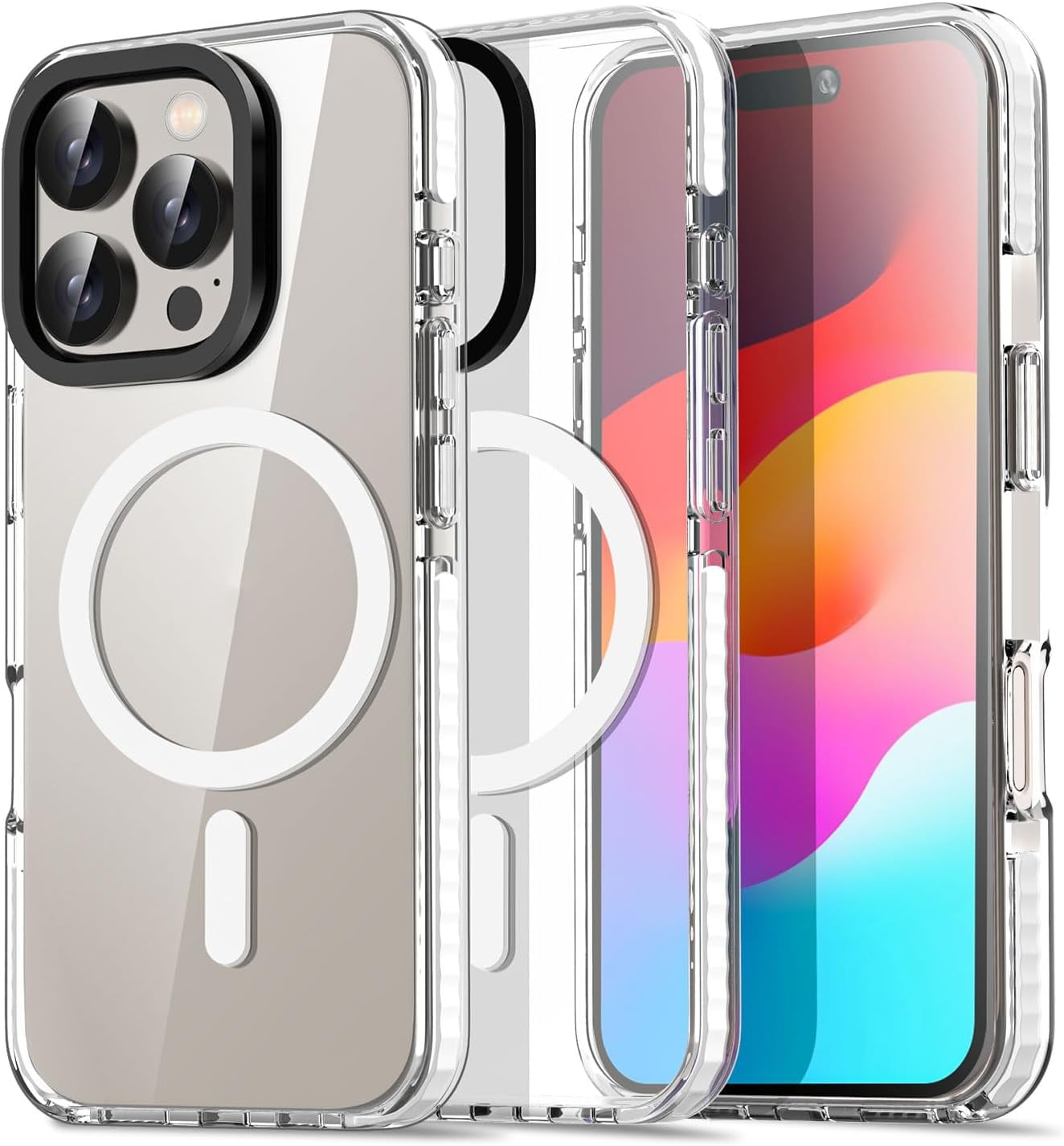 CFHADD-Compatible with iPhone 16 Pro Max Case Clear Compatible with ...