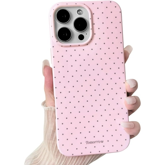 CFHADD-Compatible for iPhone 16 Pro Max Case Cute Aesthetics Polka Dot ...