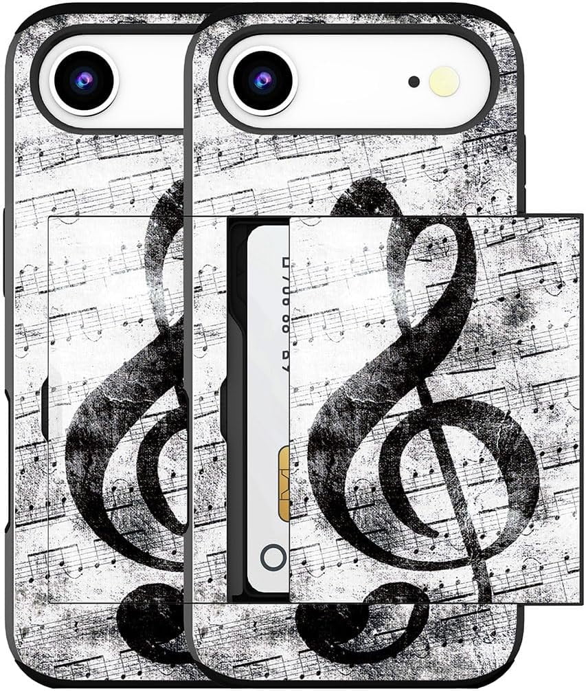 CFHADD-Compatible for iPhone 17 Air Case with Card Holder Cute - Kawaii ...