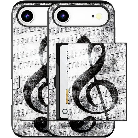 CFHADD-Compatible for iPhone 17 Air Case with Card Holder Cute - Kawaii ...