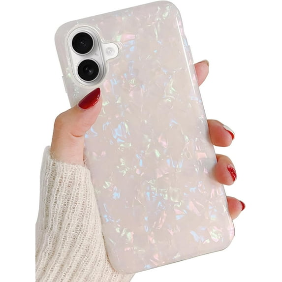 CFHADD-Compatible with iPhone 17 Case 6.3 inch,Sparkle Opal Glitter ...