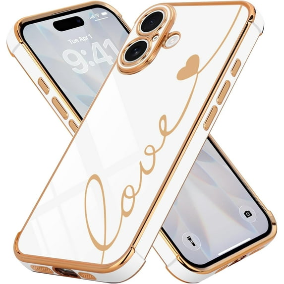 CFHADD-Compatible with iPhone 17 Case for Women Girls, Cute Luxury ...