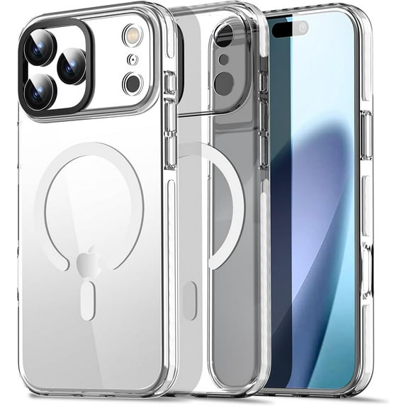 CFHADD-Compatible with iPhone 17 Pro Case Clear Compatible with MagSafe ...