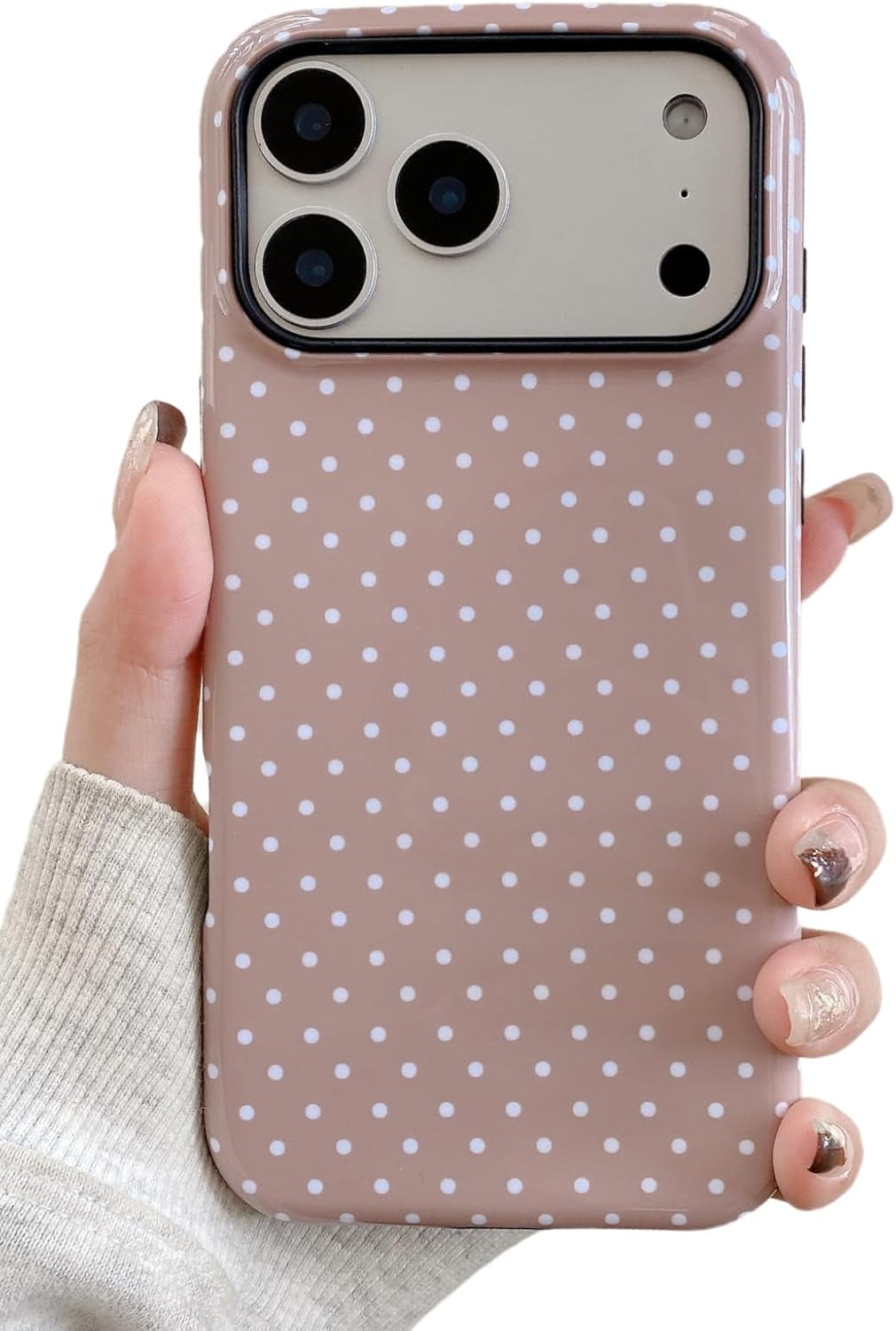 CFHADD-Compatible with iPhone 17 Pro Case Cute Aesthetic Polka Dot ...