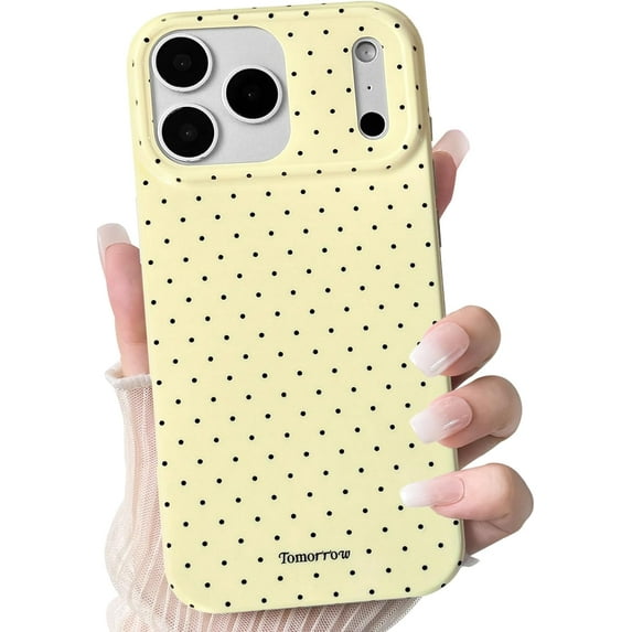 CFHADD-Compatible for iPhone 17 Pro Case Cute Aesthetics Polka Dot ...