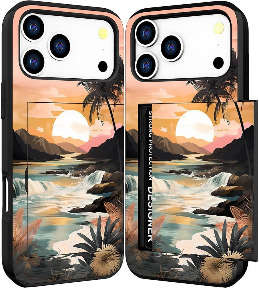 CFHADD-Compatible with iPhone 17 Pro Case Wallet Cute for Women with ...