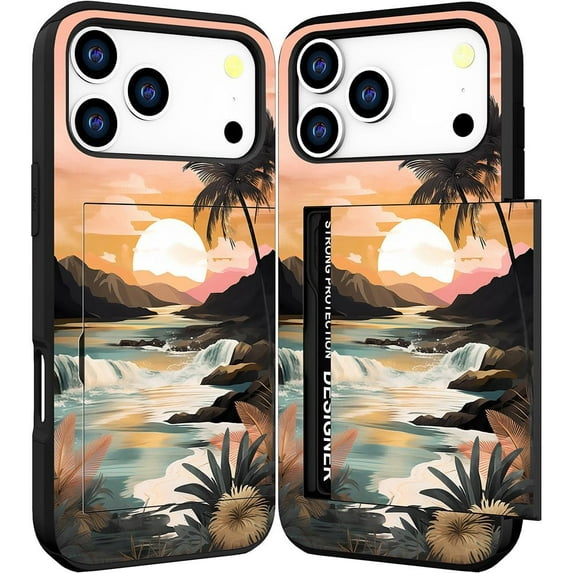 CFHADD-Compatible with iPhone 17 Pro Case Wallet Cute for Women with ...