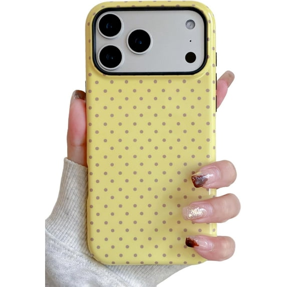 CFHADD-Compatible with iPhone 17 Pro Max Case Cute Aesthetic Polka Dot ...