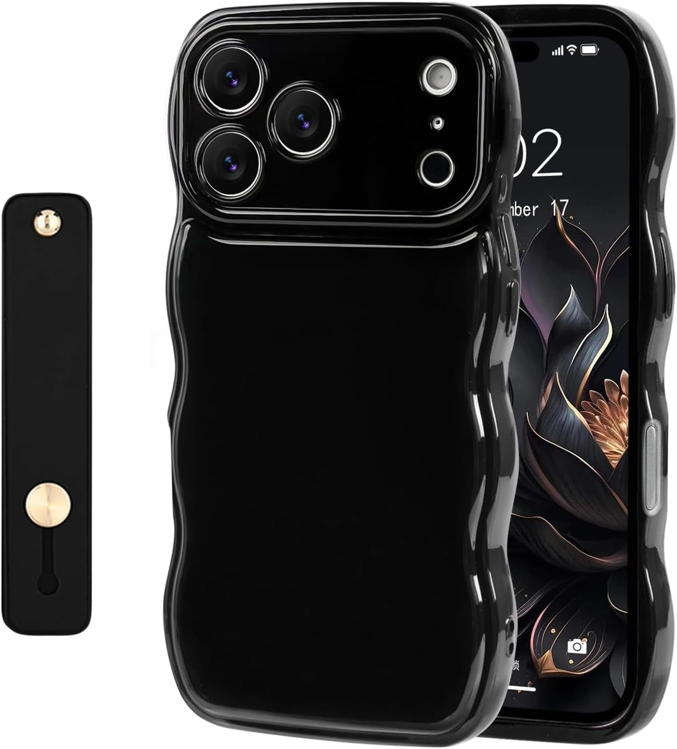 CFHADD-Compatible for iPhone 17 Pro Max Case Cute Simple Wave Design ...