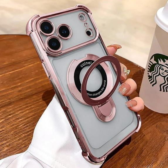 CFHADD-Compatible with iPhone 17 Pro Max Magsafe Case,Magnetic Ring ...