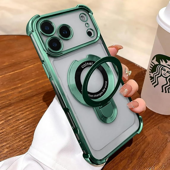 CFHADD-Compatible with iPhone 17 Pro Max Magsafe Case,Magnetic Ring ...