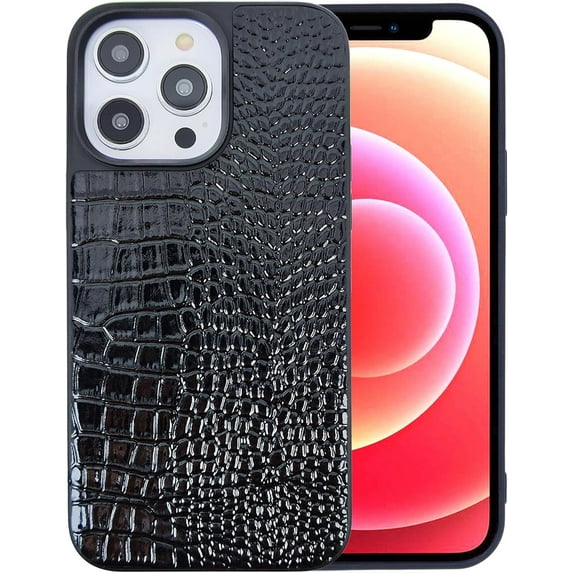 CFHADD-Compatible with iPhone 15 Case for Women, Crocodile Synthetic ...