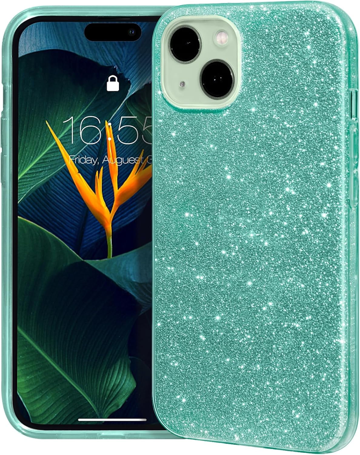 CFHADD-Compatible with iPhone 15 Plus Case Bling Sparkle Cute Girls ...