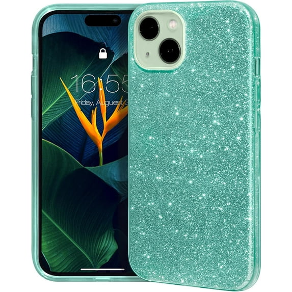 CFHADD-Compatible with iPhone 15 Plus Case Bling Sparkle Cute Girls ...