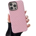 CFHADD-Compatible with iPhone 16 Pro Case Cute Aesthetic Polka Dot ...