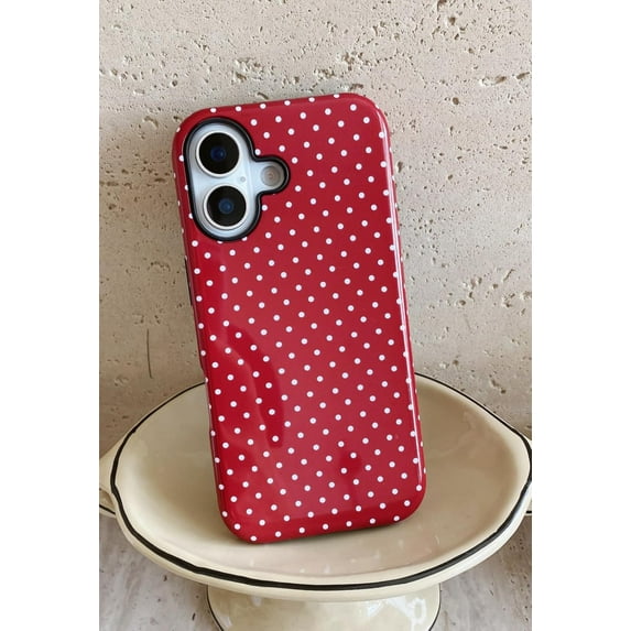 CFHADD-Compatible with iPhone 17 Case Cute Aesthetic Polka Dot Phone ...