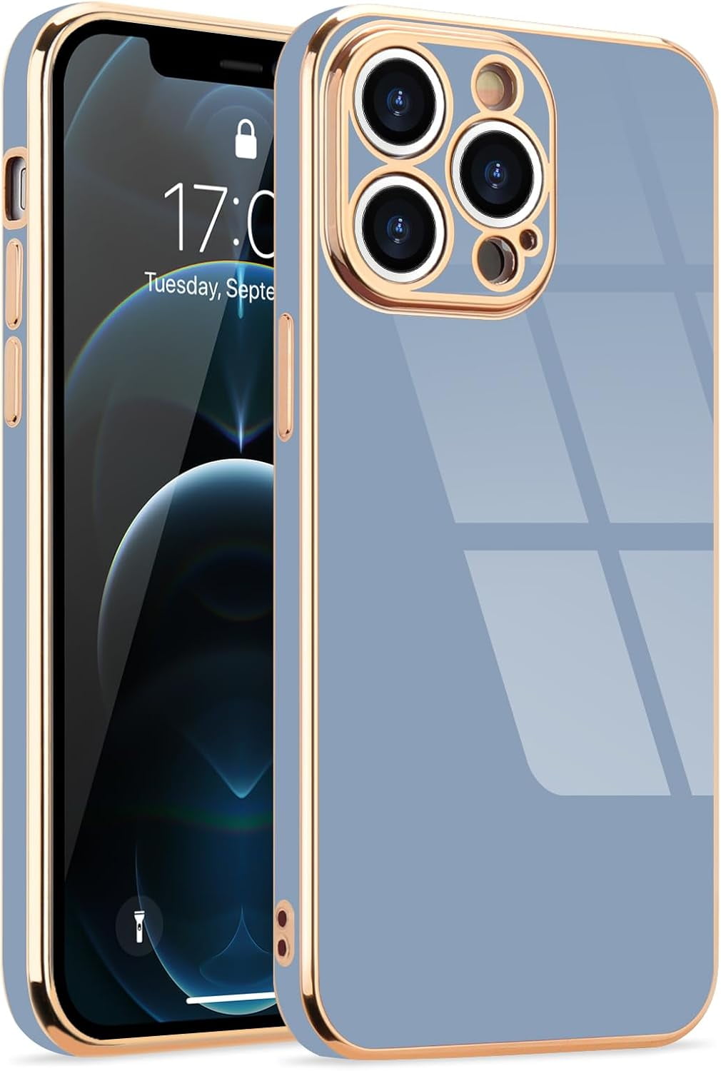 CFHADD-Designed for iPhone 12 Pro Case, Cute Luxury Electroplated Case ...