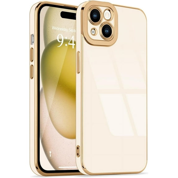 CFHADD-Designed for iPhone 15 Plus Case Cute, Luxury Plating for Women ...