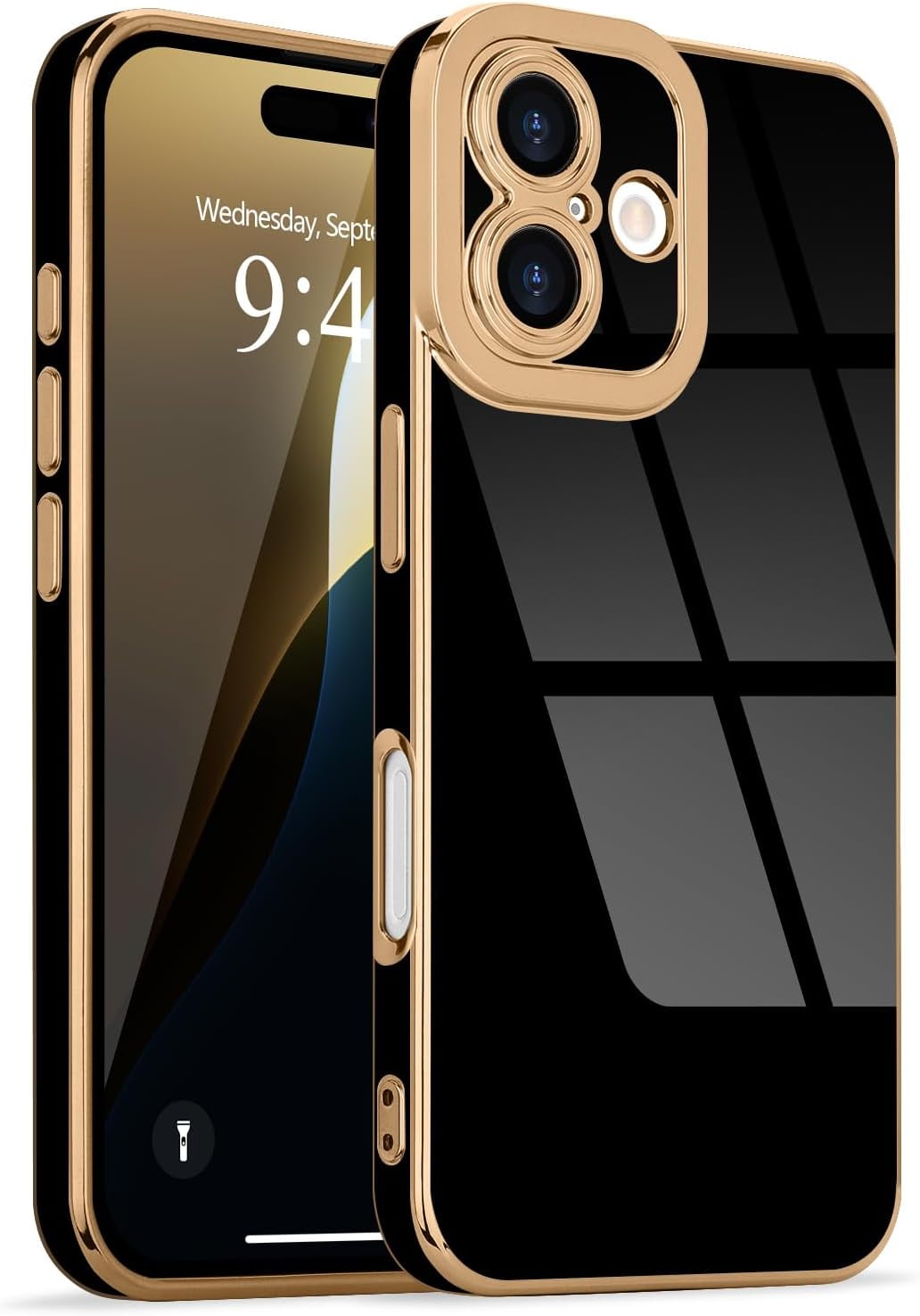 CFHADD-Designed for iPhone 16 Plus Case Cute, Luxury Plating for Women ...