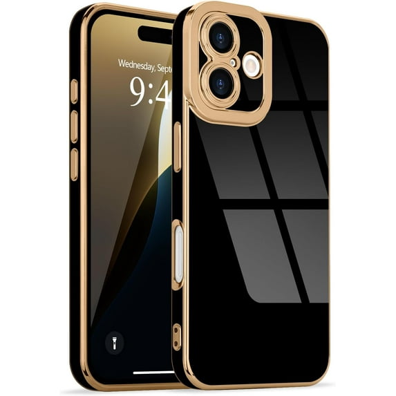 CFHADD-Designed for iPhone 16 Plus Case Cute, Luxury Plating for Women ...