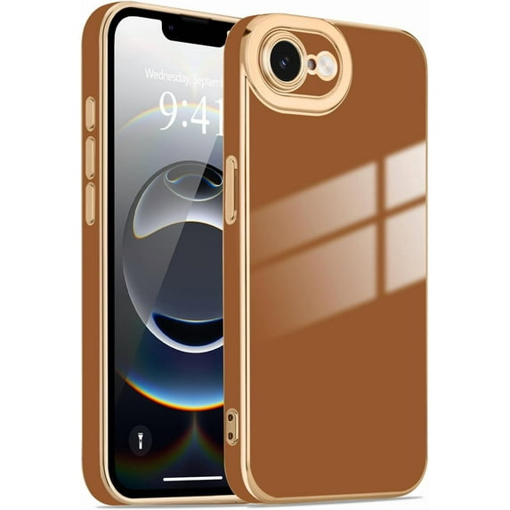 CFHADD-Designed for iPhone 16e Case Cute, Luxury Plating Cover for ...