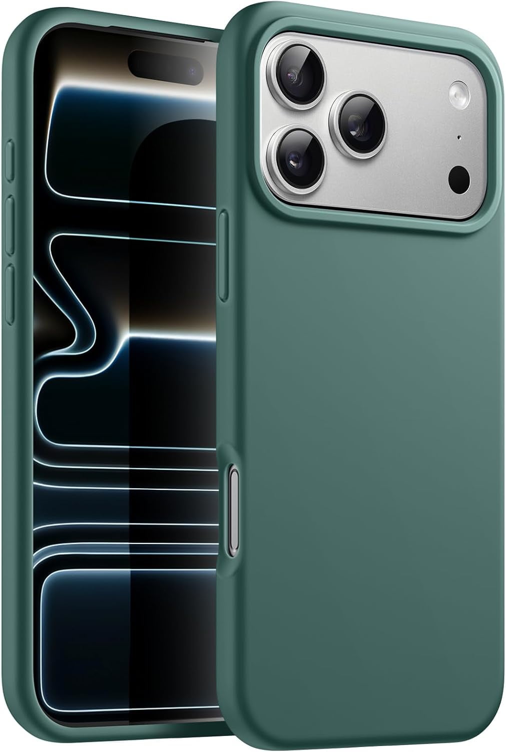 CFHADD-Liquid Silicone Case for iPhone 17 Pro Max 6.9-Inch, Silky Soft ...