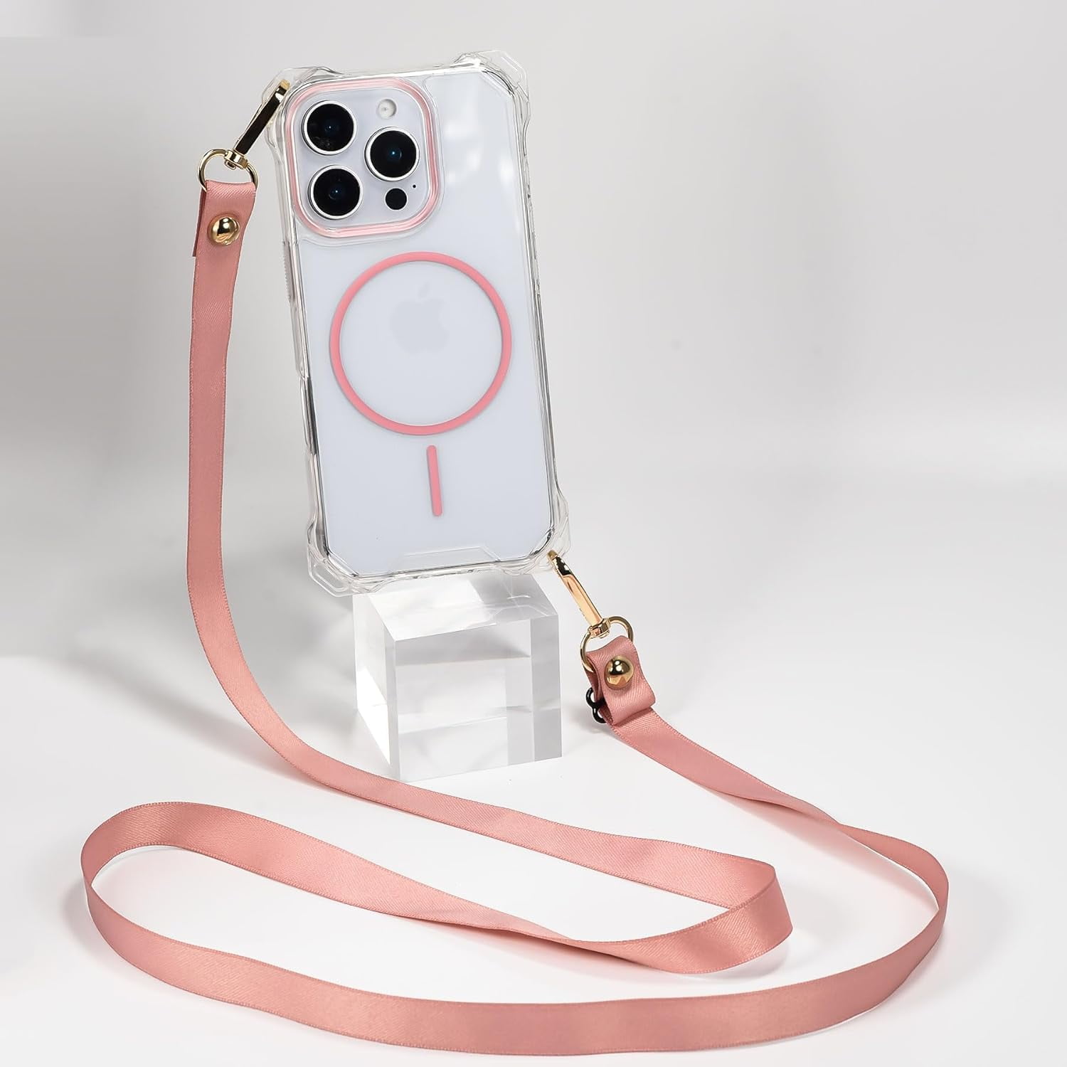 CFHADD-Magnetic Case for iPhone 13 Pro,Clear Magnetic Soft Frame PC ...