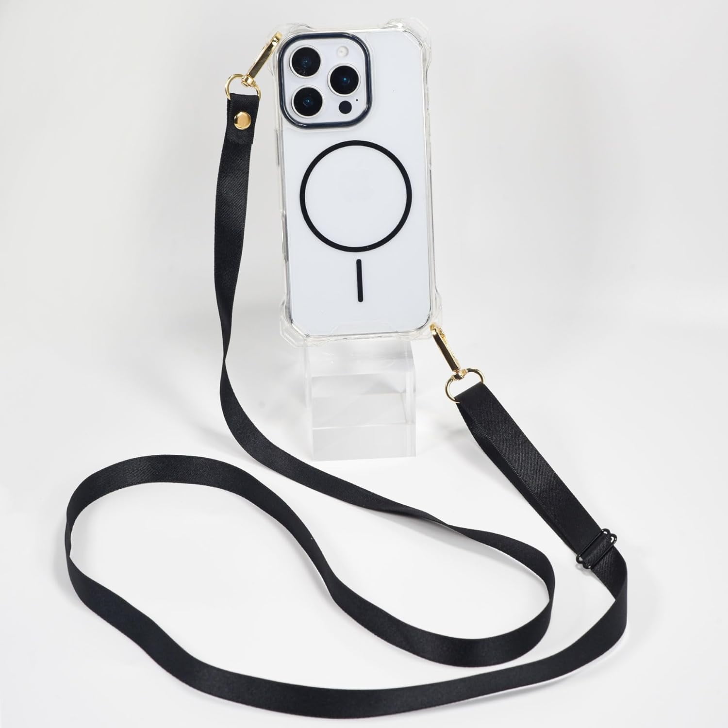 CFHADD-Magnetic Case for iPhone 14 Pro Max,Clear Magnetic Soft Frame PC ...