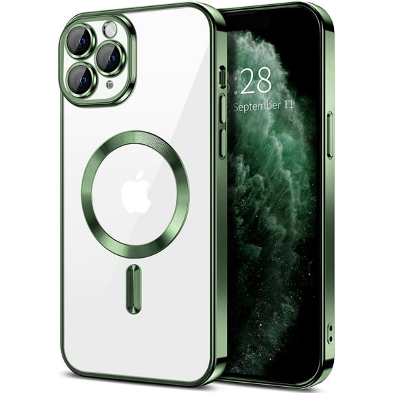 CFHADD-Magnetic Clear for iPhone 11 Pro Case with Camera Lens Protector ...