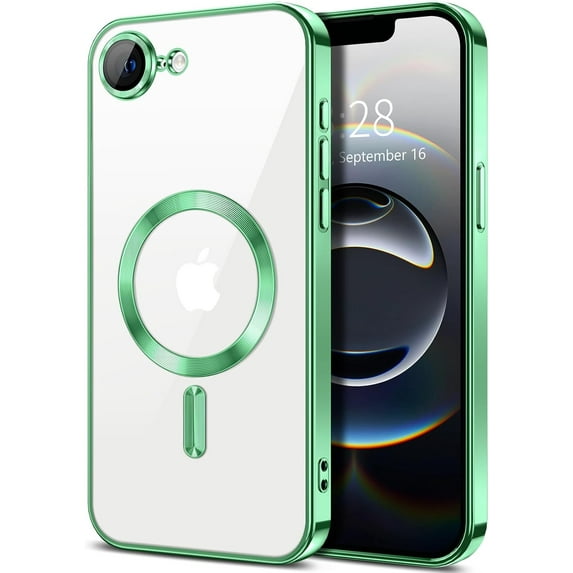 CFHADD-Magnetic Clear for iPhone 16e Case with Camera Lens Protector ...