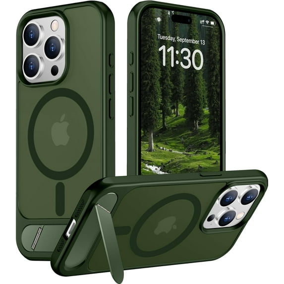 CFHADD-Magnetic Compatible with iPhone 15 Pro Case, [Built-in Invisible ...