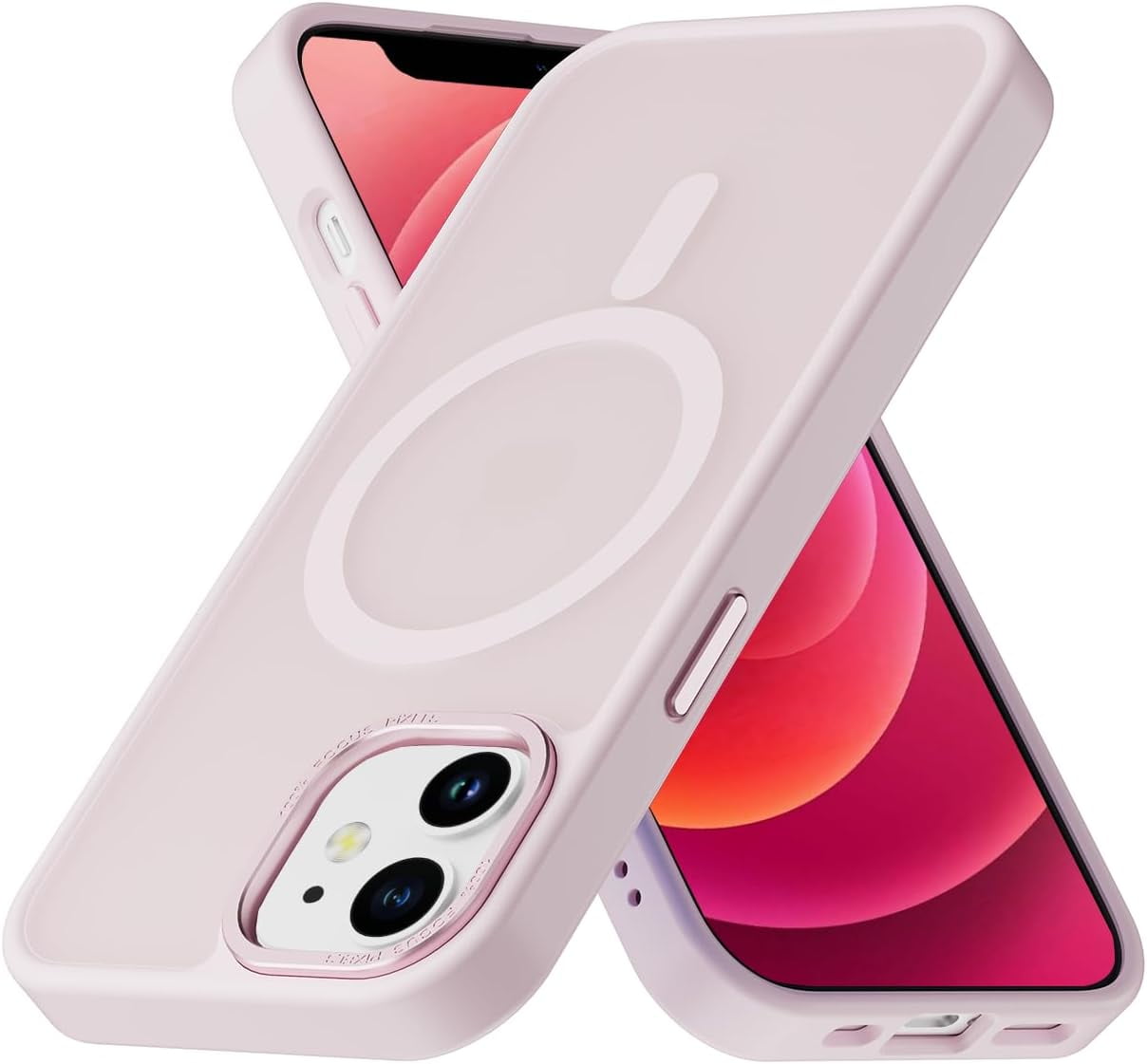 CFHADD-Magnetic for iPhone 12 Mini Case [Metal Camera Frame&Buttons ...