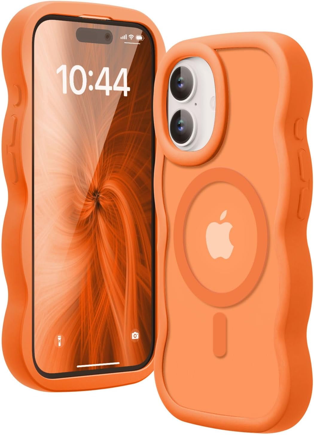 CFHADD-Magnetic for iPhone 16 Plus Case, Compatible with Magsafe Wavy ...