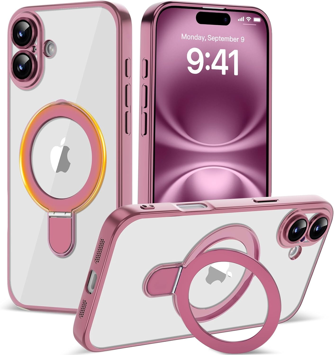 CFHADD-Magnetic for iPhone 17 Case with Stand [Compatible with MagSafe ...