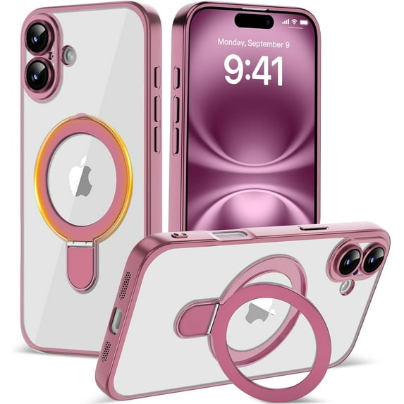 CFHADD-Magnetic for iPhone 17 Case with Stand [Compatible with MagSafe ...