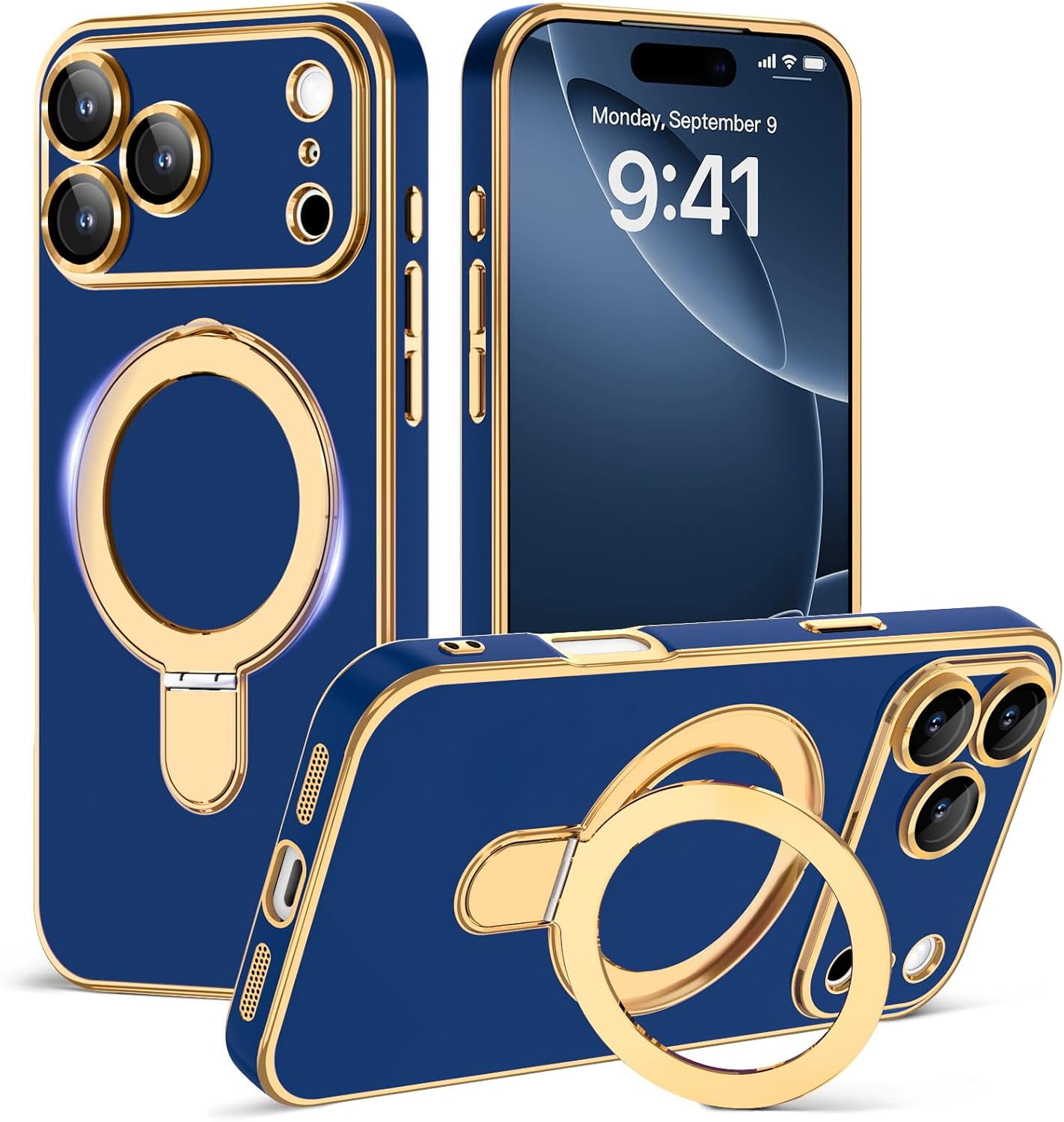 CFHADD-Magnetic for iPhone 17 Pro Max Case with Stand [Compatible with ...
