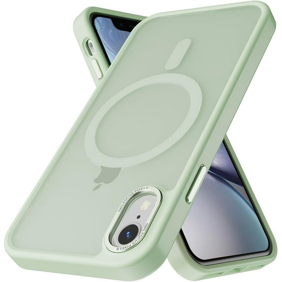 CFHADD-Magnetic for iPhone XR Case [Metal Camera Frame&Buttons] [Mil ...