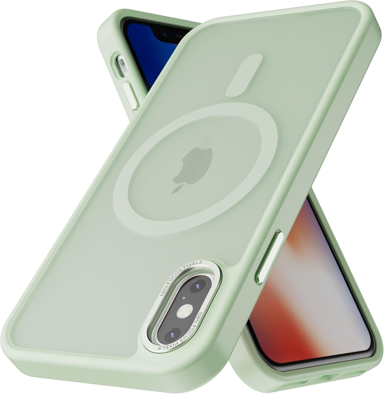CFHADD-Magnetic for iPhone Xs Max Case [Metal Camera Frame&Buttons ...