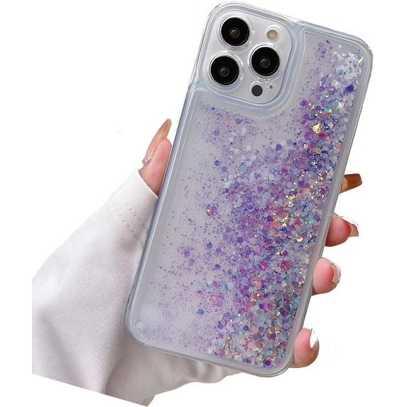 CFHADD-Miagon Luminous Effect Moving Quicksand Back Case Cover for ...