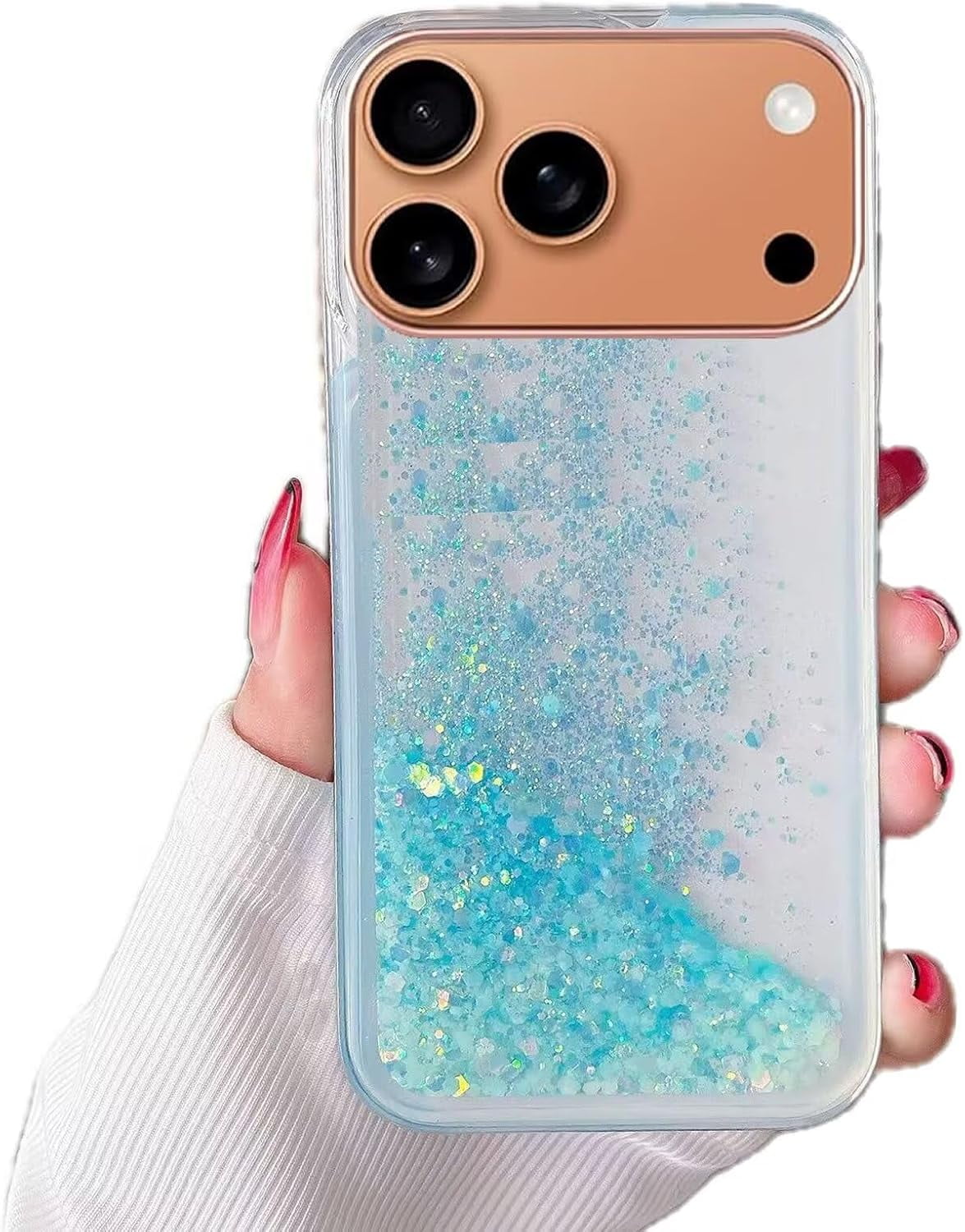 CFHADD-Miagon Luminous Effect Moving Quicksand Back Case Cover for ...