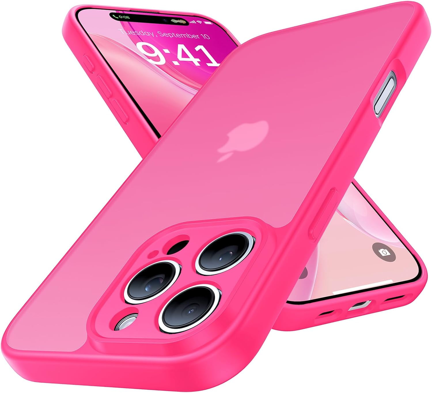 CFHADD-Shockproof for iPhone 16 Pro Case, [Full Camera Protection ...