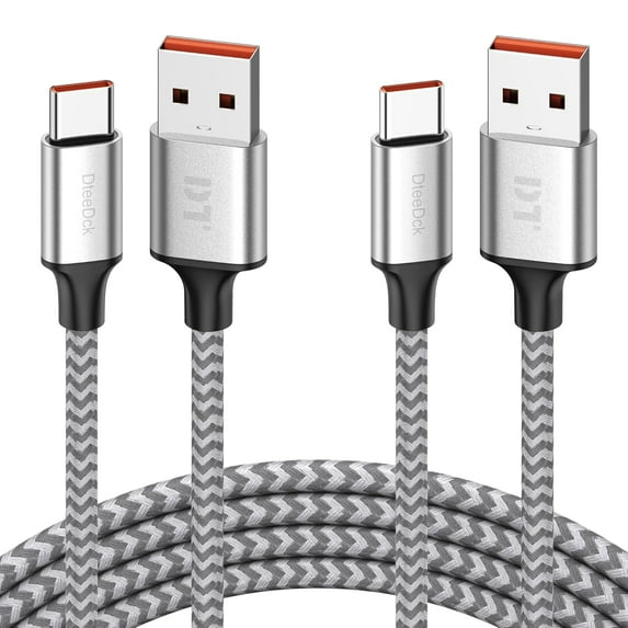 CFHADD-USB A to C Cable 6ft 2-Pack, 18W Charging & 480Mbps Data ...