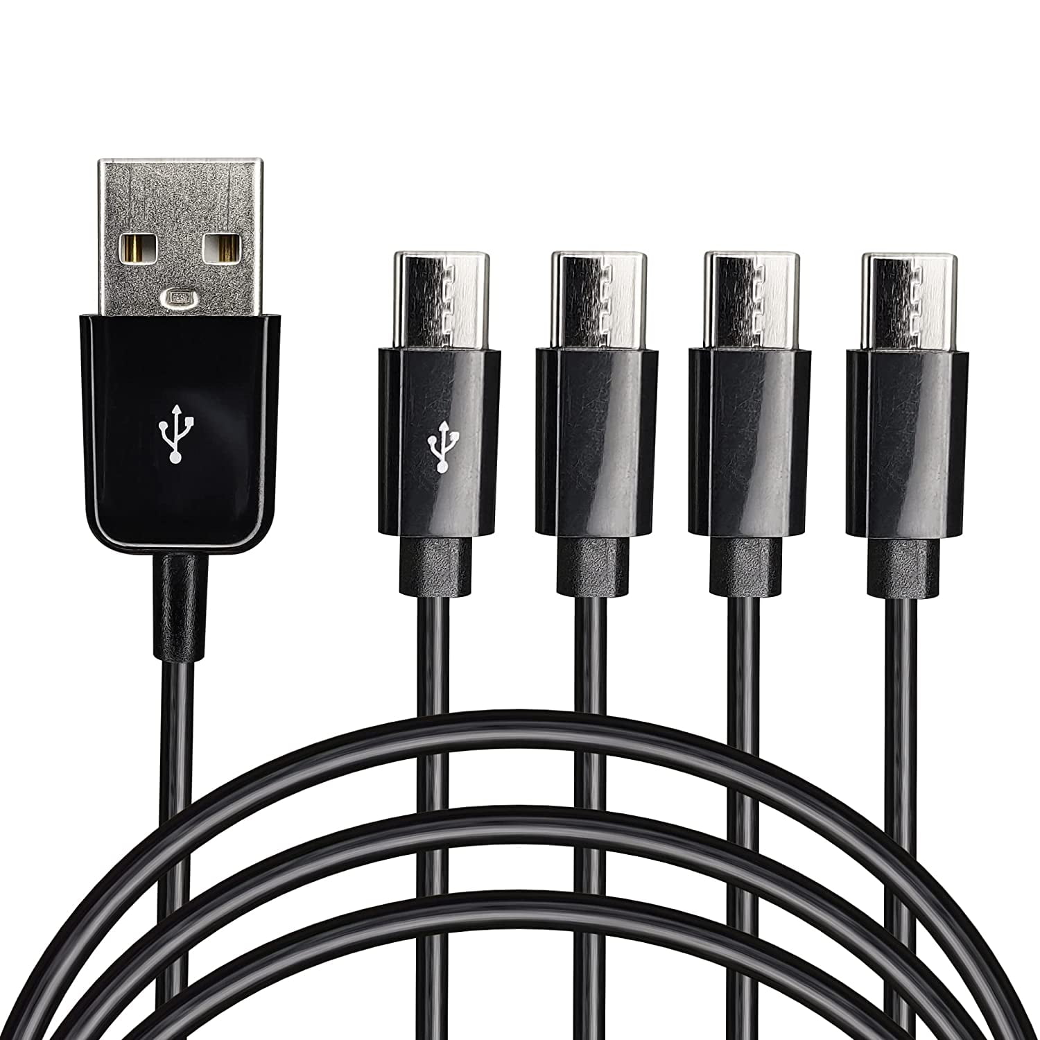 CFHADD-USB Type C Splitter Charging Cable,4.9ft 4 in 1 Multi Charging ...