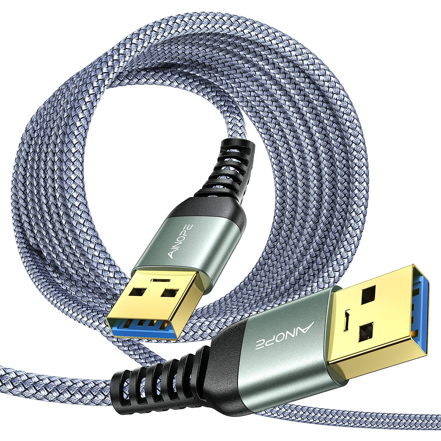 CFHADD-USB to USB Cable, USB 3.0 A to A Male to Male Cable [Never ...