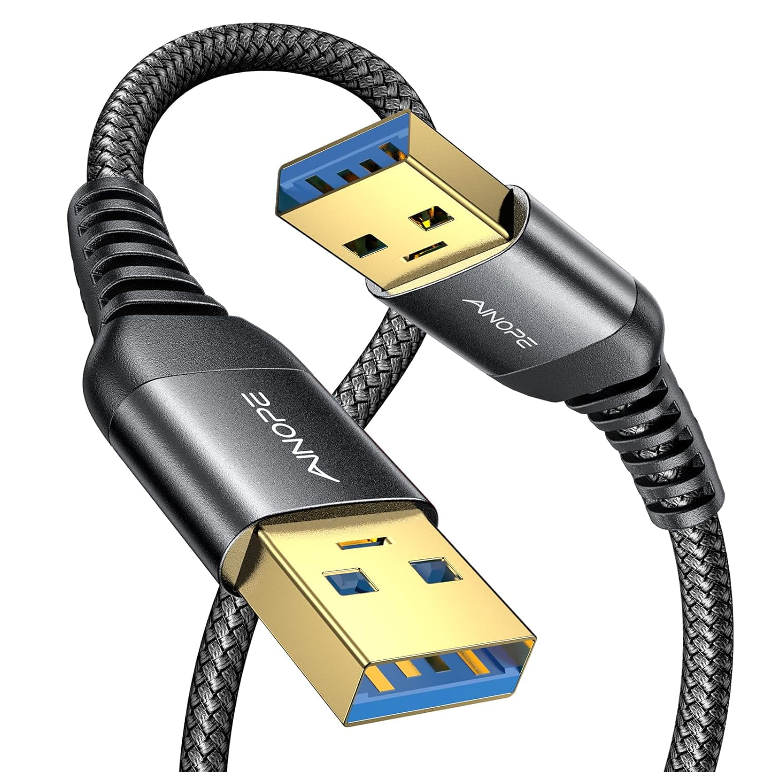 CFHADD-USB to USB Cable, USB 3.0 A to A Male to Male Cable [Never ...