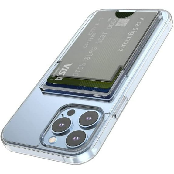 CFHADD-【Upgrade】 for iPhone 13 Pro Max Clear Wallet Case, Anti ...