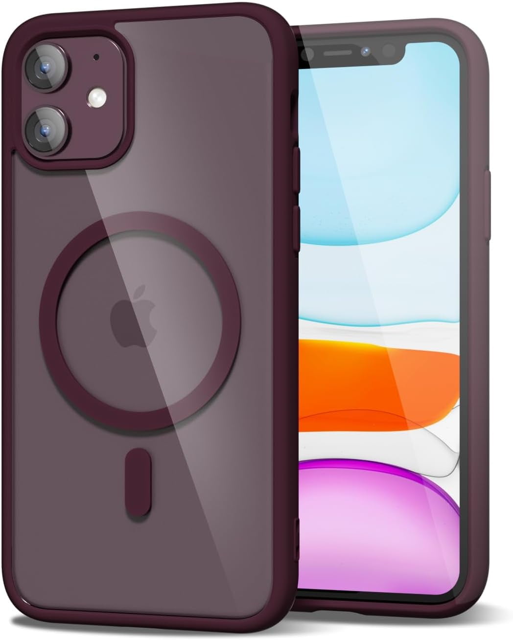 CFHADD-for iPhone 11 Case Clear Magnetic Compatible with Magsafe, Cute ...